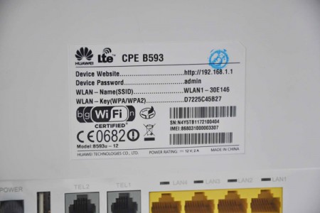 HUAWEI LTE CPE B593 4G Router Installation and Firmware Upgrade – 4G ...