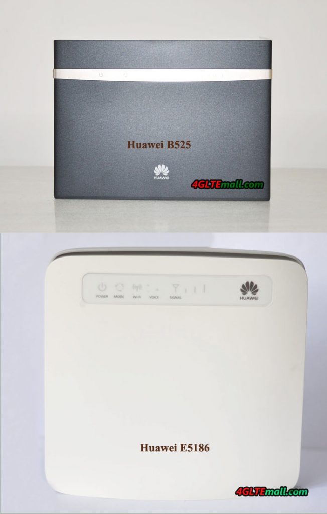 Huawei B525 VS Huawei E5186 4G LTE Wireless Router