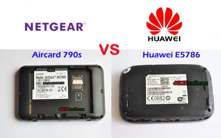 Huawei E5786 VS Netgear Aircard 790S - What's the difference?