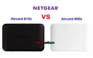 Netgear Aircard 800s vs Aircard 810S - Netgear 4G Router Comparison