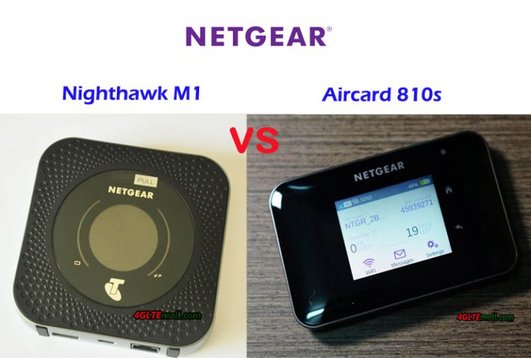 Netgear Nighthawk M1 VS Netgear Aircard 810s – 4G LTE Mall