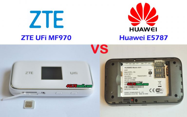 Huawei E5787 VS ZTE MF970 - Which LTE-A MiFi is Better?