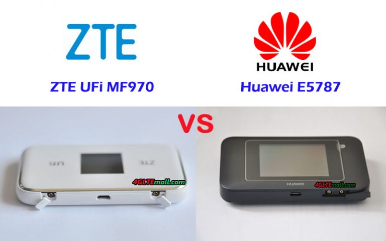 Huawei E5787 VS ZTE MF970 - Which LTE-A MiFi is Better?