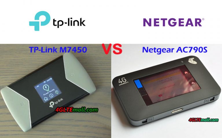 TP-Link M7450 VS Netgear AC790, Which 4G LTE Cat.6 MiFi is Better?