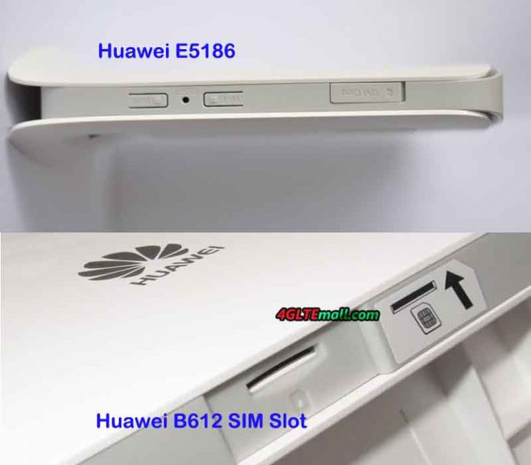 What's the Difference Between Huawei B612 and E5186 Cat6 Router?