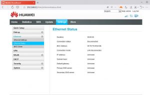 Huawei B715s-23c Router Web Interface Setting Options – 4G LTE Mall