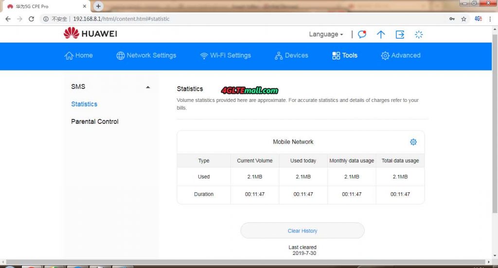 Huawei 5G CPE pro firmware update Archives – 4G LTE Mall