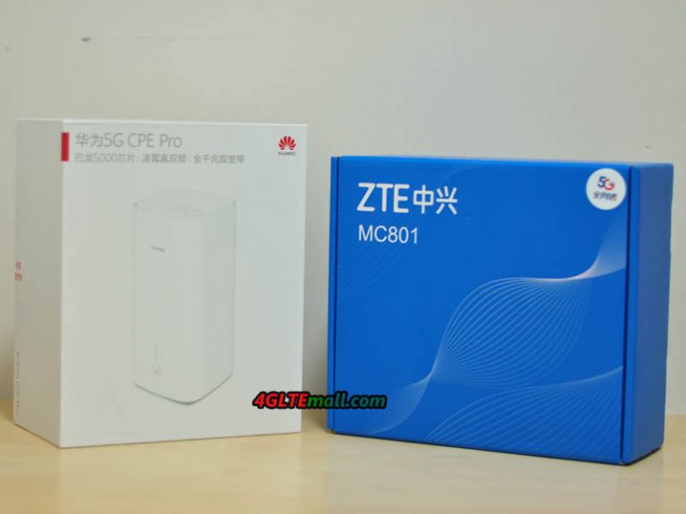 Battle of 5G WiFi Router - ZTE MC801 VS Huawei 5G CPE Pro