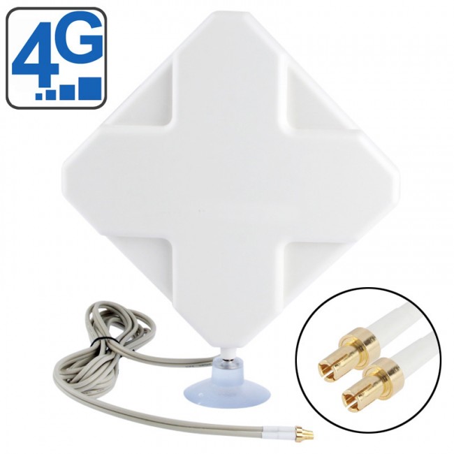 35DBi 4G LTE Indoor Antenna with Two TS-9 Connectors for Sale