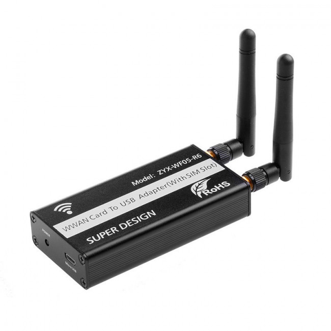 Mini PCIe WWAN Card to USB Adapter with SIM Card Slot For Sale