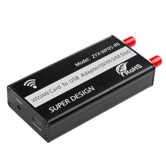 Mini PCIe WWAN Card to USB Adapter with SIM Card Slot For Sale