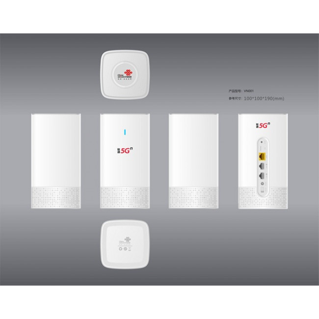 China Unicom 5G CPE VN001 Specs, Chipset, Price, Review etc...