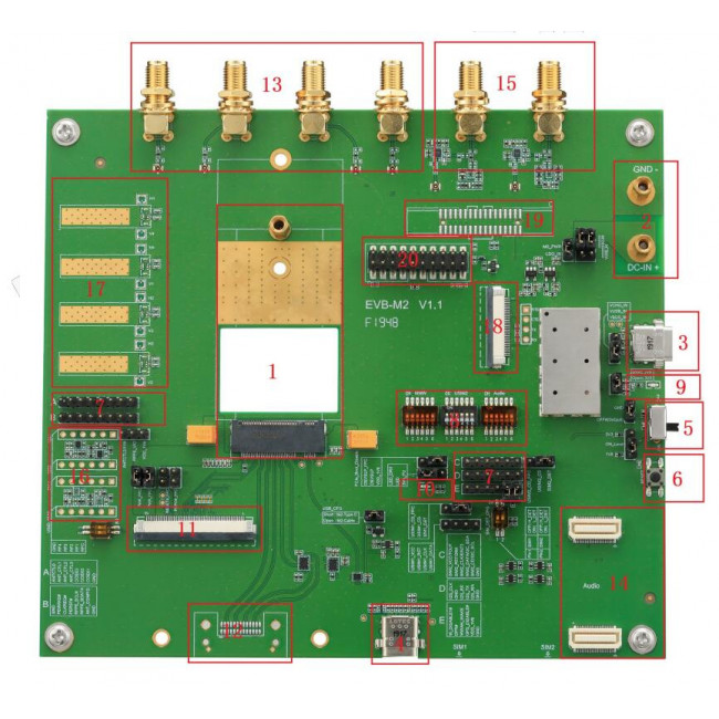 Fibocom EVB-M2 Development Board