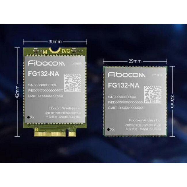 Fibocom FG132-NA 5G RedCap Sub-6Ghz (LCC+LGA/M.2) Module