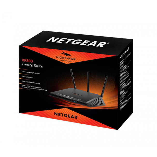 Netgear XR300 Nighthawk Pro Gaming AC1750 Dual-Band WiFi Router