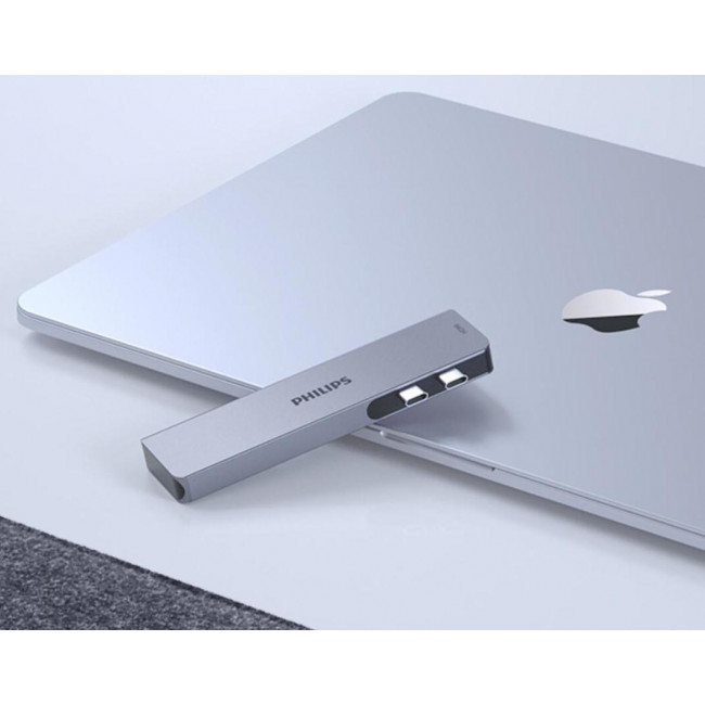Philips Dual USB Type-C Laptop Docking Station for Apple MacBook Air/PRO