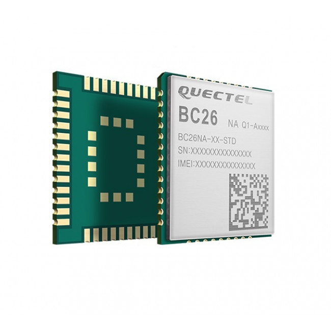 Quectel BC26 LTE Cat NB1/Cat NB2 LCC LPWA Module Specs, Price, Interfaces etc..