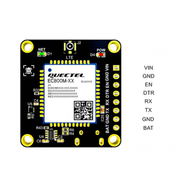 Quectel EC800M Development Core Board (QTME0073DP & QTME0075DP)