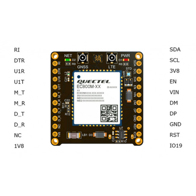 Quectel EC800M Development Core Board (QTME0073DP & QTME0075DP)
