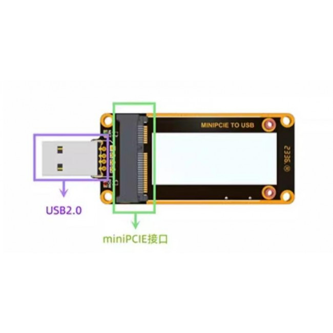 Quectel Mini PCIe to USB Adapter QTME0151DP
