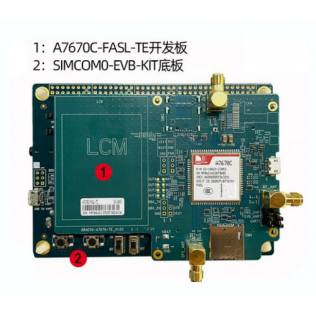 SIMCOM A7670C-FASL-TE EVB Kit