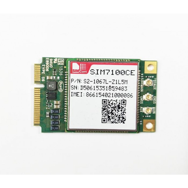 SIMCOM SIM7100CE-PCIe LTE Cat3 Mini PCIe Module