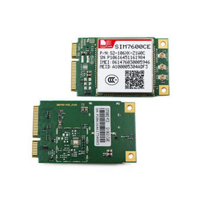 SIMCOM SIM7600CE LTE Cat4 Module(LCC or Mini PCIe)