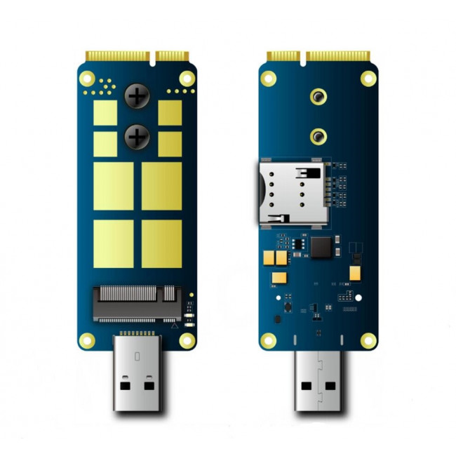 SIMCOM SIM8200-M22USB-Kit M.2 to USB & Mini PCIe Adapter