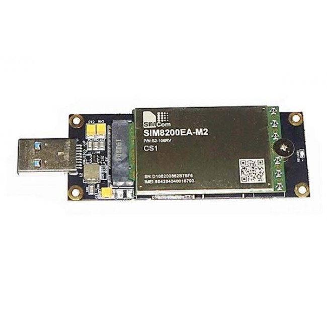 SIMCOM SIM8200EA-M2 5G Module With M.2 to USB Adapter