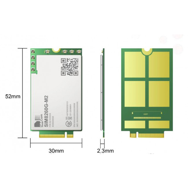 SIMCOM SIM8260G-M2 5G NR M.2 Module Specs, Price, Interfaces, Chipset etc..