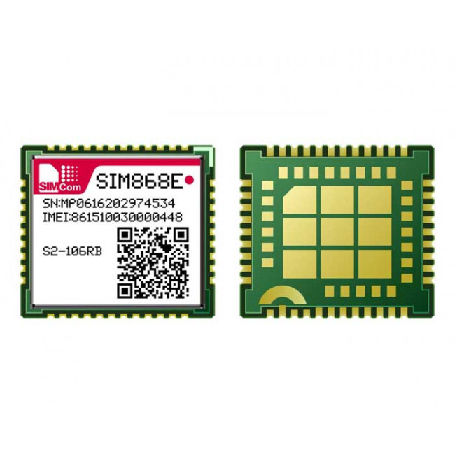 SIMCOM SIM868E 2G GSM/GPRS + GNSS SMT + LGA Module