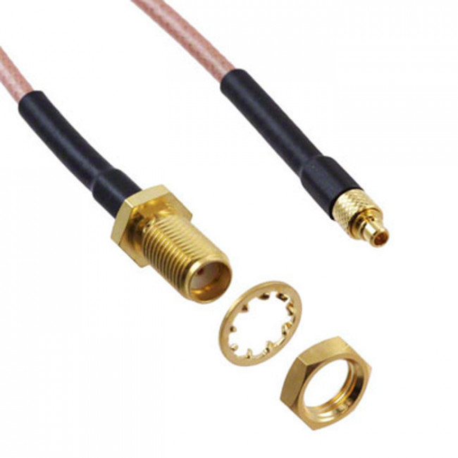 SMA-female Plug to MMCX-male Jack RF Coaxial Pigtail Cable Adapter