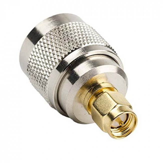 SMA-Male Jack to UHF-Male Jack Coaxial Adapter