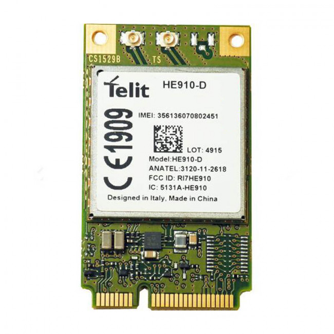 Telit HE910-D HSPA+ Mini PCIe Module