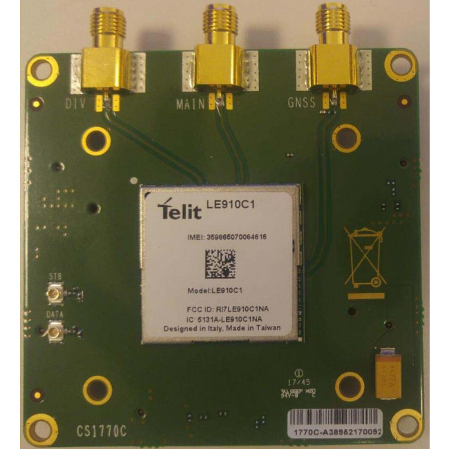 Telit LE910C1-EU Interface Board
