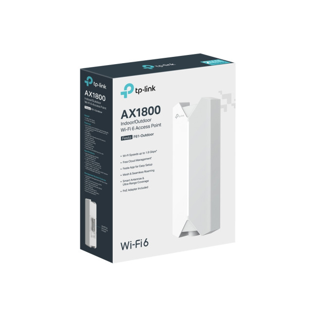 TP-Link Festa F61-Outdoor AX1800 Indoor/Outdoor WiFi 6 Access Point