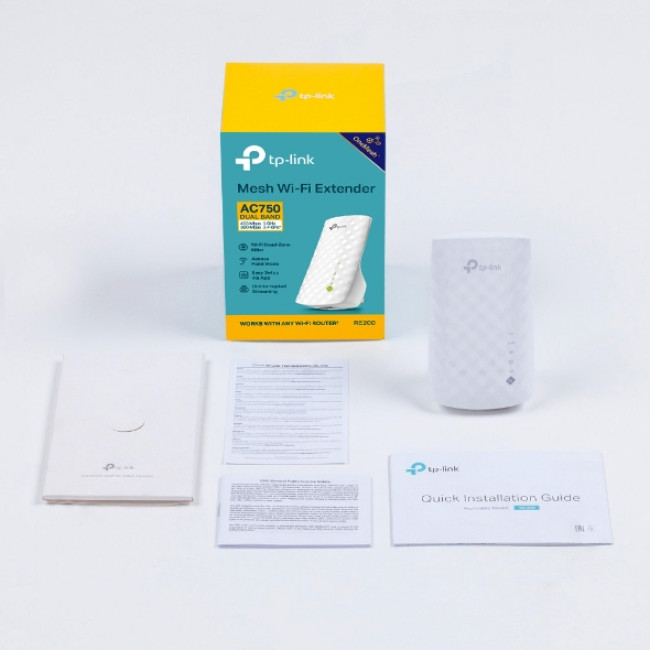 TP-LINK RE200 AC750 Wi-Fi Range Extender