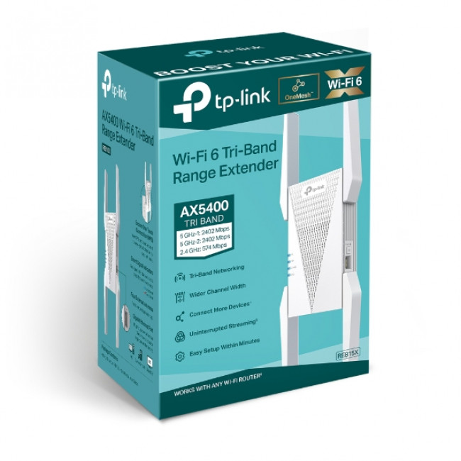 TP-Link RE815X AX3000 Mesh WiFi 6 Extender Specs, Price, Review