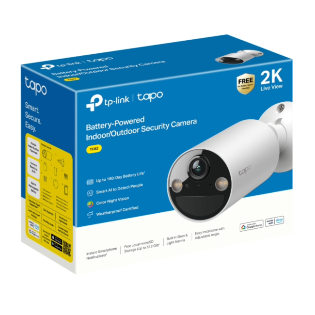 TP-Link Tapo TC82 Battery-Powered Outdoor Security Camera