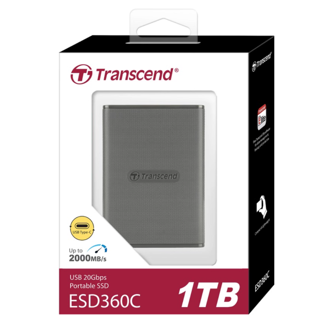 Transcend ESD360C Portable SSD 1TB/2TB/4TB