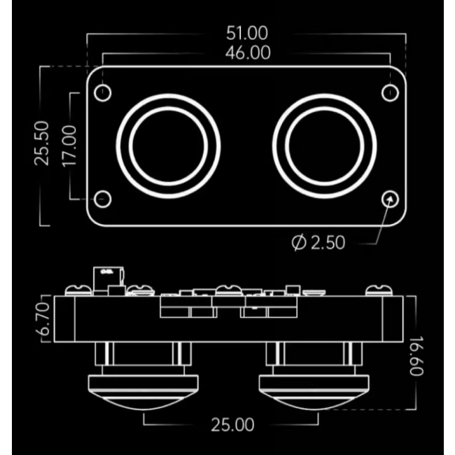 Unitree SV1-25 Embodied Stereo Binocular Camera Specs, Features, Price ...