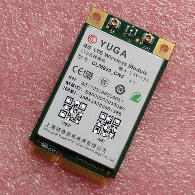 Yuga CLM920-CN3 LTE Cat3 Mini PCIe / LCC Module