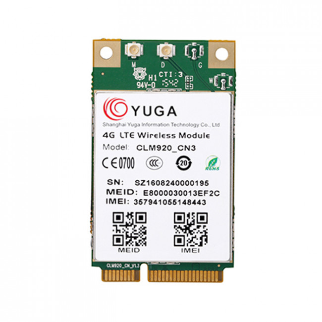 Yuga CLM920-CN3 LTE Cat3 Mini PCIe / LCC Module
