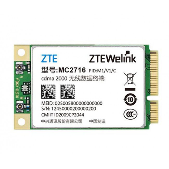 ZTE MC2716 CDMA2000/EVDO LCC Mini PCI-Express Card